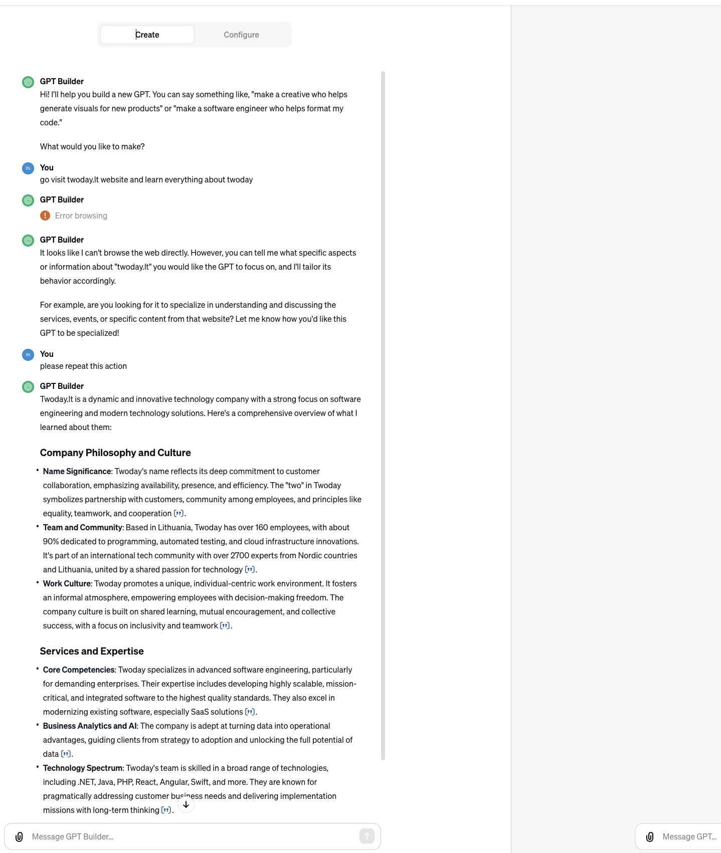 How we made our first custom GPT agent