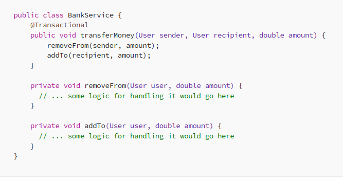 Transactions 101: when and how to use them in the Spring Framework